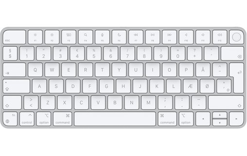 Apple Magic keyboard clavier Bluetooth QWERTY Danois Blanc - Clavier ...