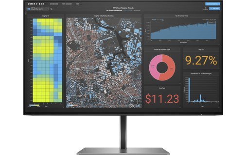 Écran 23,8" HP Z24f G3 - HDMI/DisplayPort/DVI - Écran - HEWLETT PACKARD