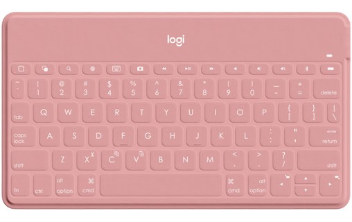 Logitech Keys-To-Go Rose Bluetooth Qwerty - Clavier pour iPad - LOGITECH
