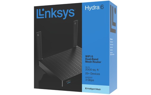 Routeur WiFi 6 Linksys MR2000 - Bi-bande 2000 Mbit/s - Routeur - Linksys