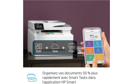 Imprimante multifonction HP Color LaserJet Pro M282nw - WiFi, AirPrint ...