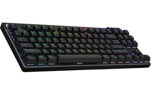 Clavier Gaming sans fil Logitech G PRO X TKL - Tactile - Noir - Clavier ...