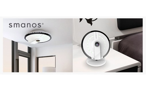 Smanos UFO PT-180H - Caméra IP 360° Wi-Fi Full HD - Caméra de ...