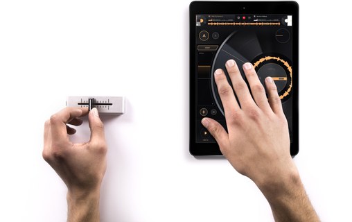 DJiT Mixfader Aluminium - Crossfader DJ connecté Bluetooth - Accessoire Audio - MIXFADER